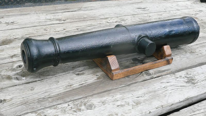 1841 6 Pounder Cannon – Full Scale – Hern Iron Works