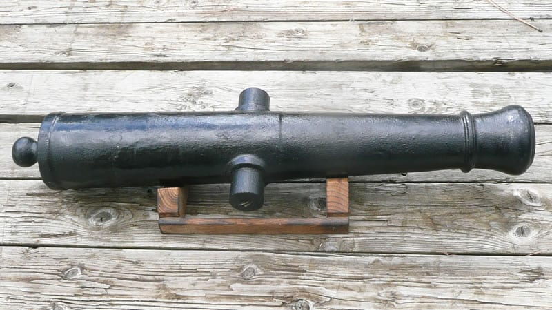 1841 6 Pounder Cannon – Full Scale – Hern Iron Works